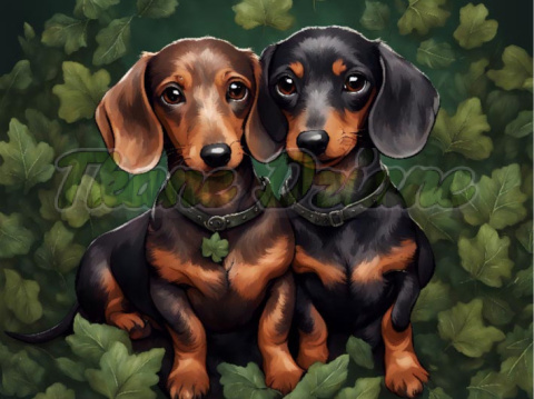 TkaneDziane.pl > PANEL DRUKOWANY DWA JAMNIKI NR 3